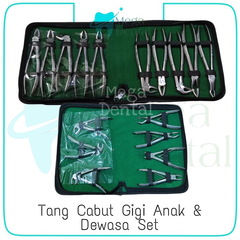 Jual DENTAL TANG CABUT GIGI DEWASA ANAK SET GERMANY | Shopee Indonesia