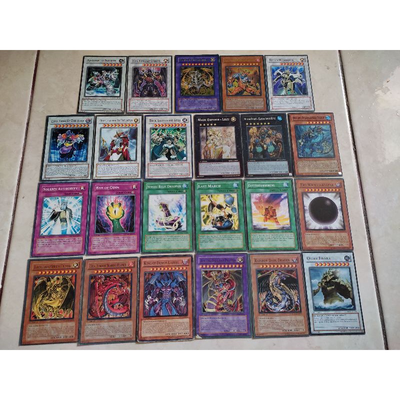 Jual Kartu Yugioh Paket Aesir God Lord Dan Gem Beast Wicked Avatar ...