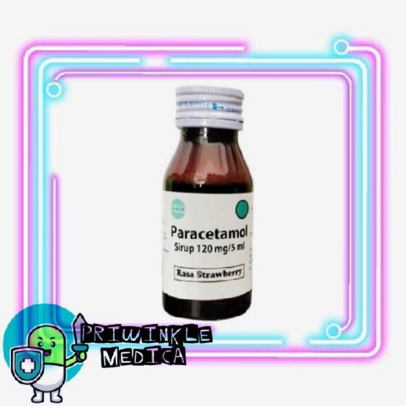 Jual paracetamol syrup sirup demam nyeri turun panas 60ml 60 ml / botol ...