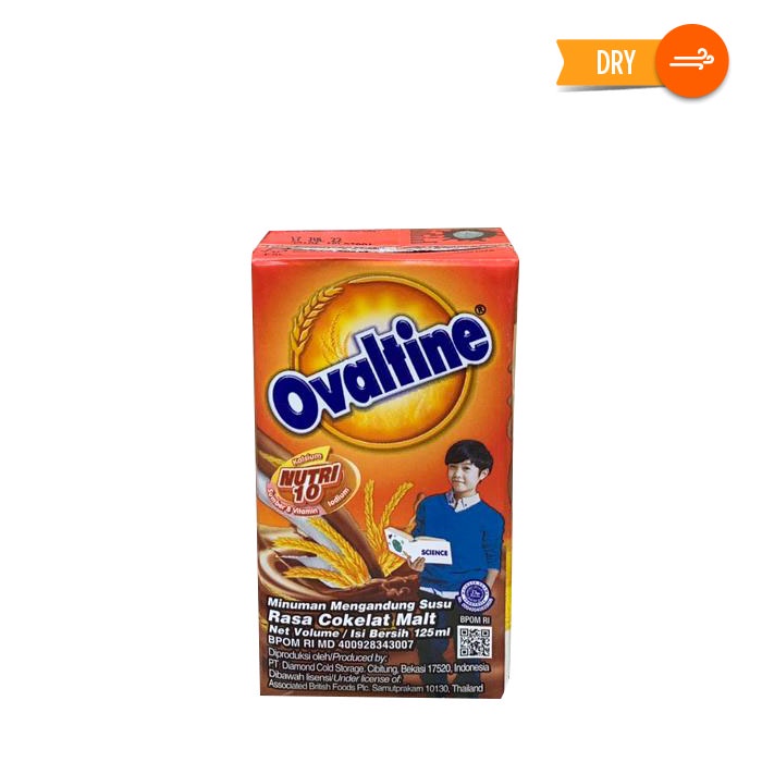 Jual Ovaltine Milk Uht Chocolate Malt 125 Ml | Shopee Indonesia