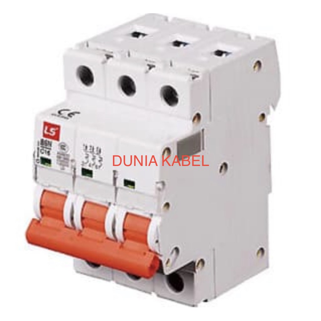 Jual MCB 3P 3 Phase Pole 3Phase 50A 63A Ampere LS BKN 6kA ORI | Shopee Indonesia