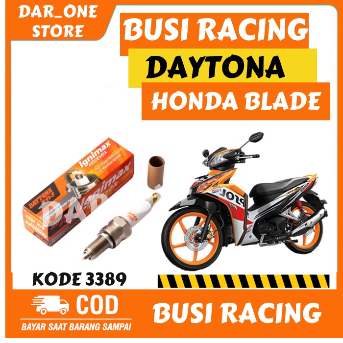 Jual Busi Racing Daytona Honda Blade Original Iridium 3389 | Shopee ...