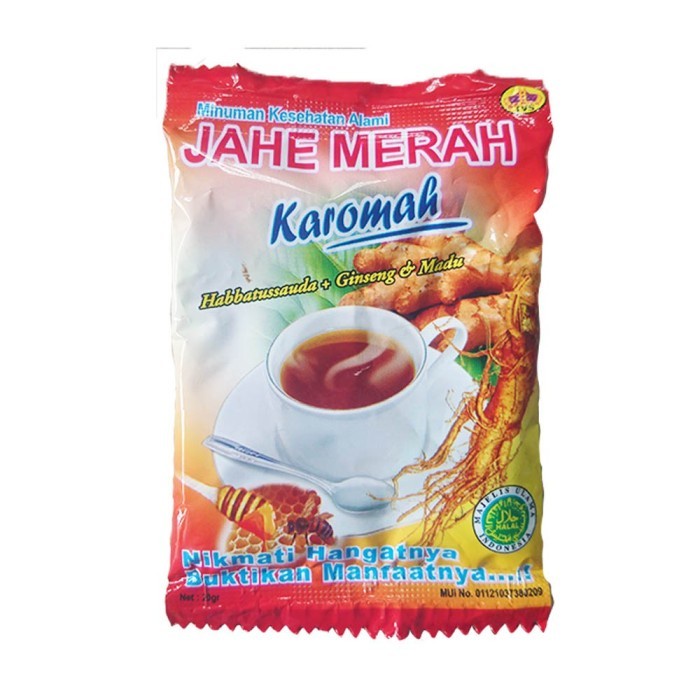 Jual Jahe Merah KAROMAH 1 Renceng (10 sachet) | Shopee Indonesia