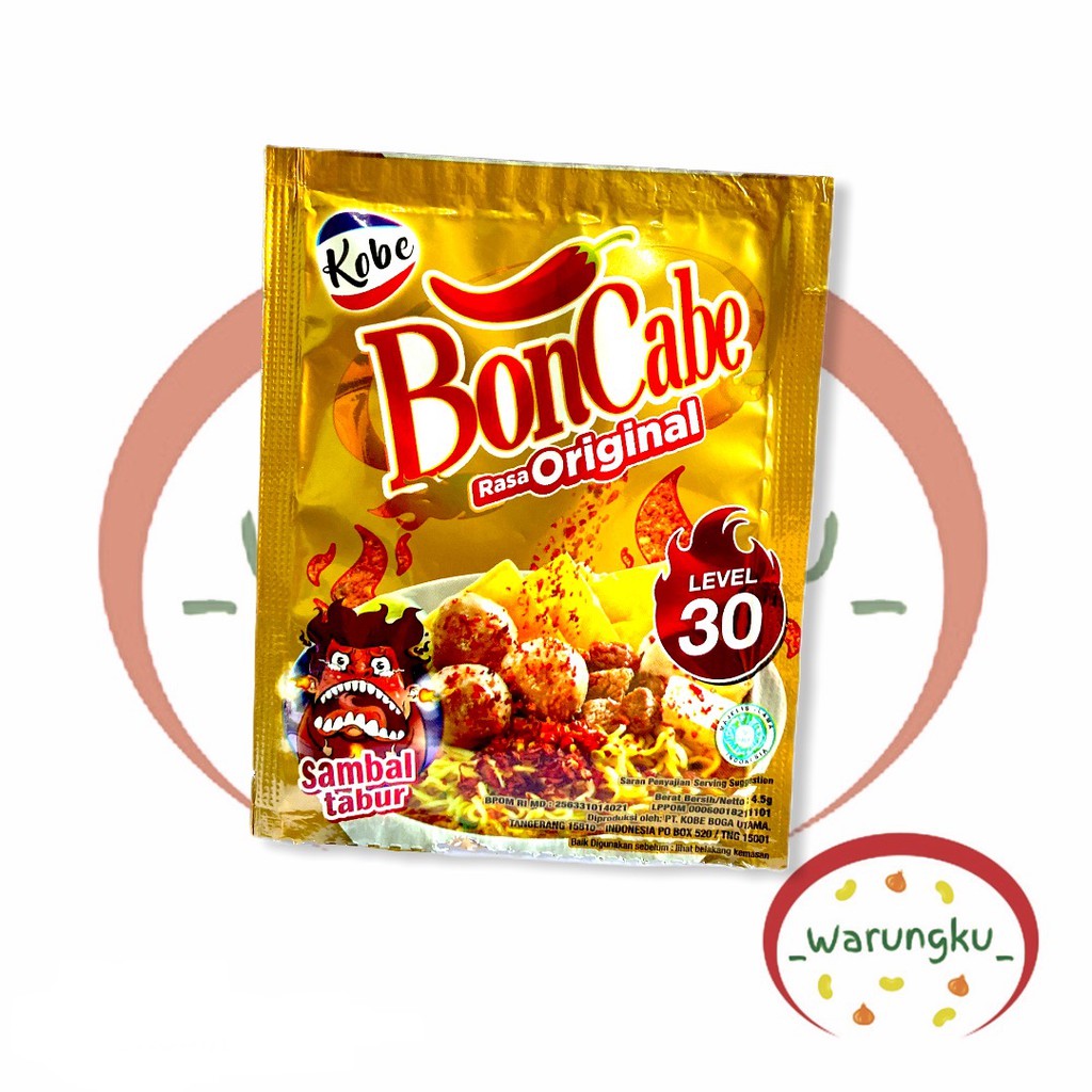 Bon Cabe Original Level 30 Kemasan SACHET Boncabe | Shopee Indonesia
