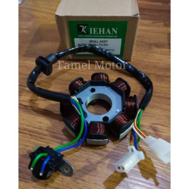 Jual SPULL ASSY SMASH LAMA PLUS PULSER STATOR ASSY SPULL KOMPLIT KIEHAN | Shopee Indonesia