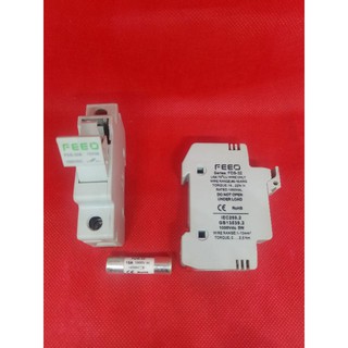 Jual MCB DC fuse link + holder 1000v 15A FDS-32 -FEEO original panel ...