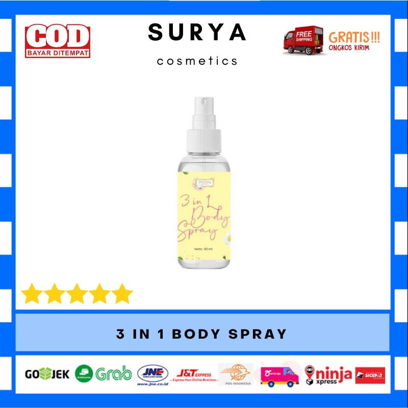 Jual NOERA 3 IN 1 BODY SPRAY NATURAL DEODORANT SPRAY BPOM | Shopee ...