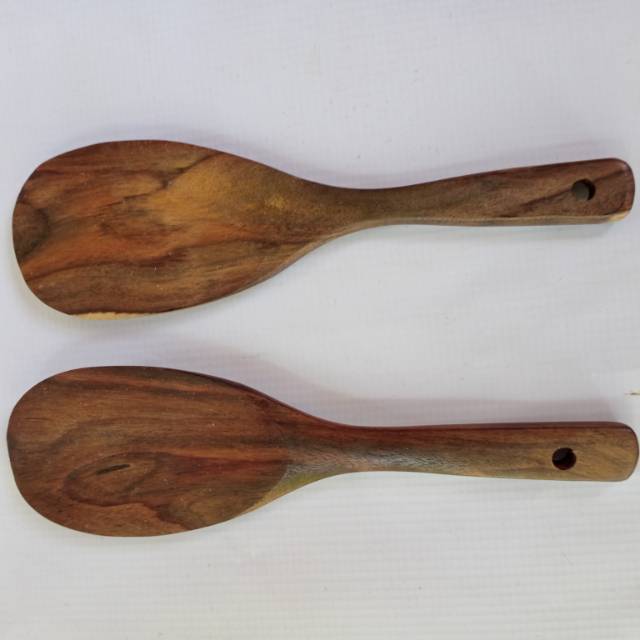 Jual Centong kayu centong nasi panjang 23cm lebar 5cm | Shopee Indonesia