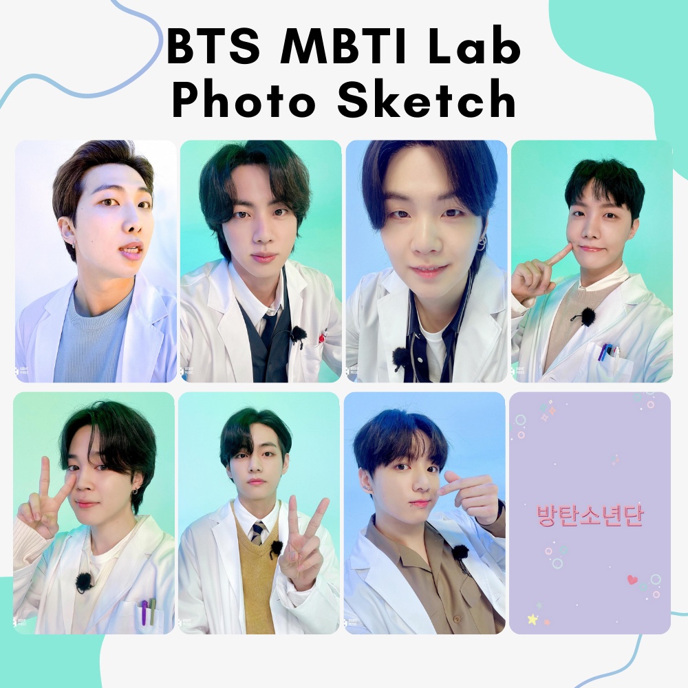 Jual [UNOFFICIAL] PHOTOCARD BTS MBTI LAB PHOTO SKETCH SELCA | Shopee ...