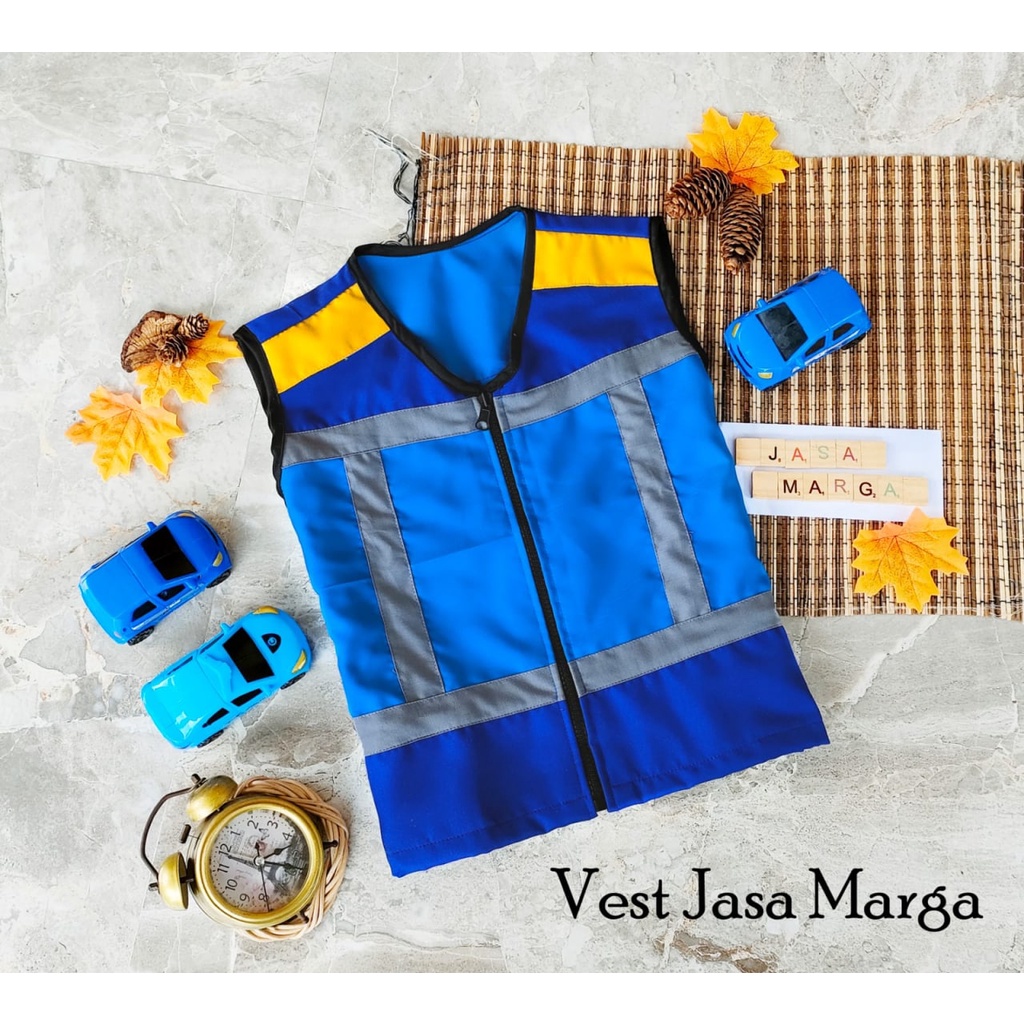 Jual Rompi Safety / Vest Jasa Marga Anak Baju Profesi Anak Kostum ...