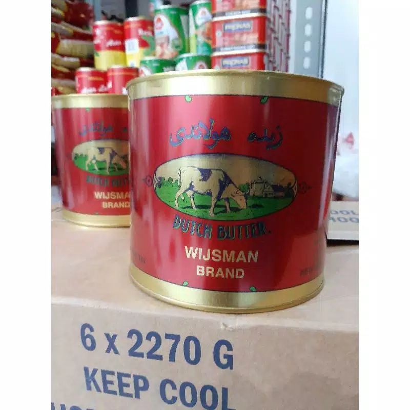 Jual WIJSMAN 5 LBS 2270 GR Dutch Butter (2kg) Wisman WYSMAN | Shopee ...