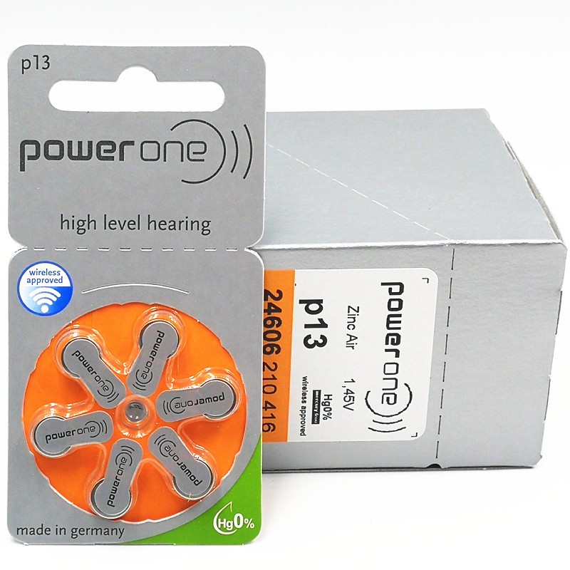 BATERAI ALAT BANTU DENGAR POWERONE P13 ASLI | Shopee Indonesia