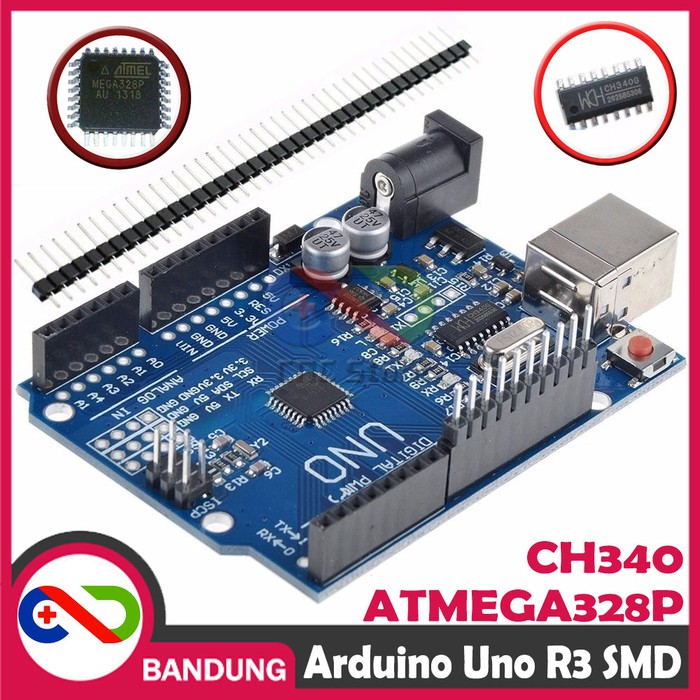 Jual Jual ARDUINO UNO R3 ATMEGA328P SMD CH340 ATMEGA328P-PU Berkualitas | Shopee Indonesia