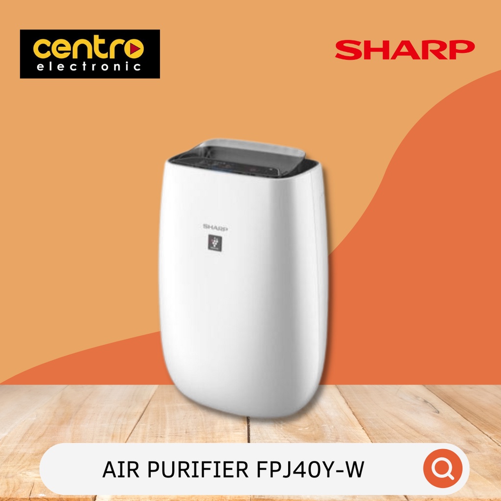 Jual SHARP AIR PURIFIER PENJERNIH UDARA FP-J40Y-W FPJ40 FPJ 40 | Shopee Indonesia
