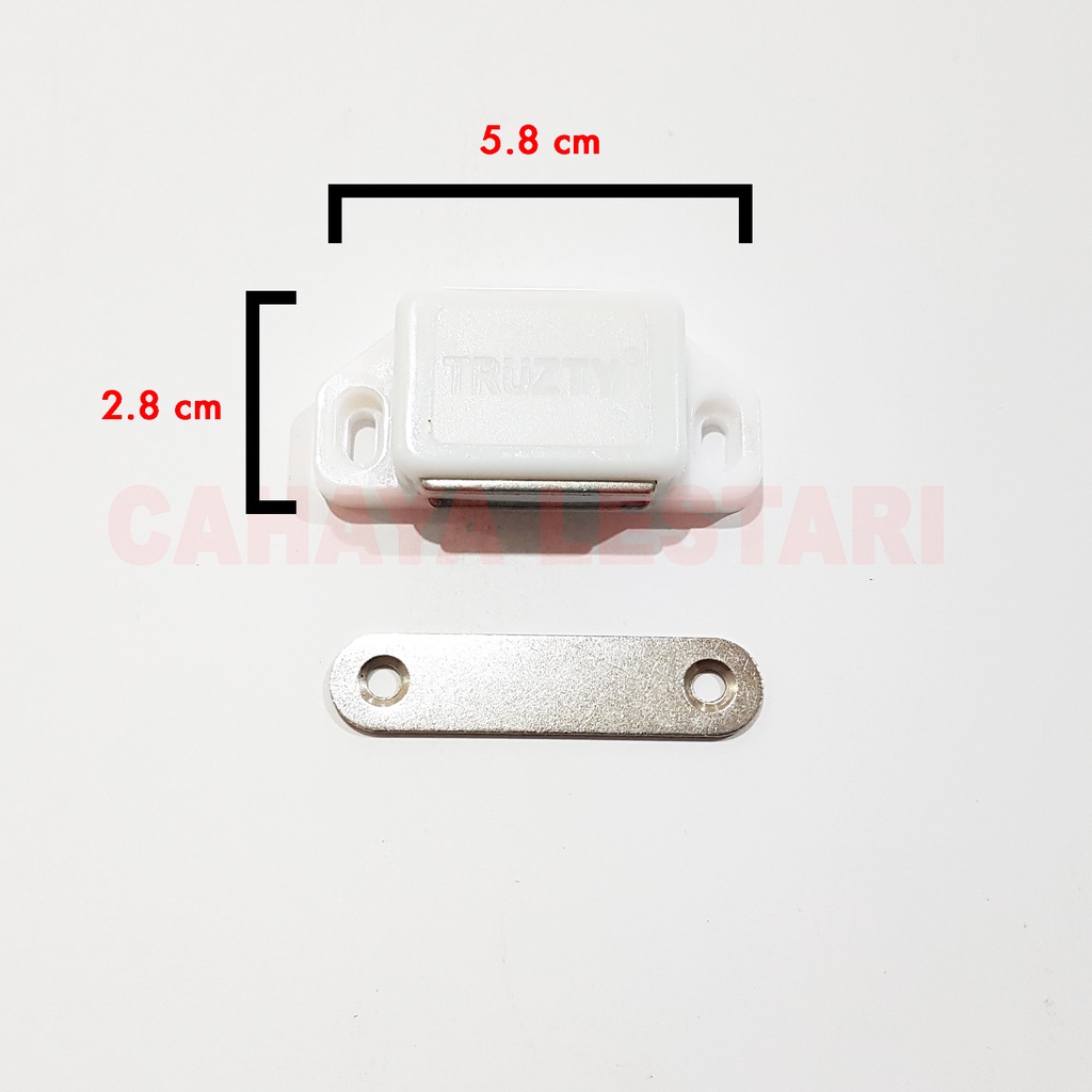 Jual Magnet Pintu Lemari / Laci Kayu Truzty Besar (Putih) Indonesia ...