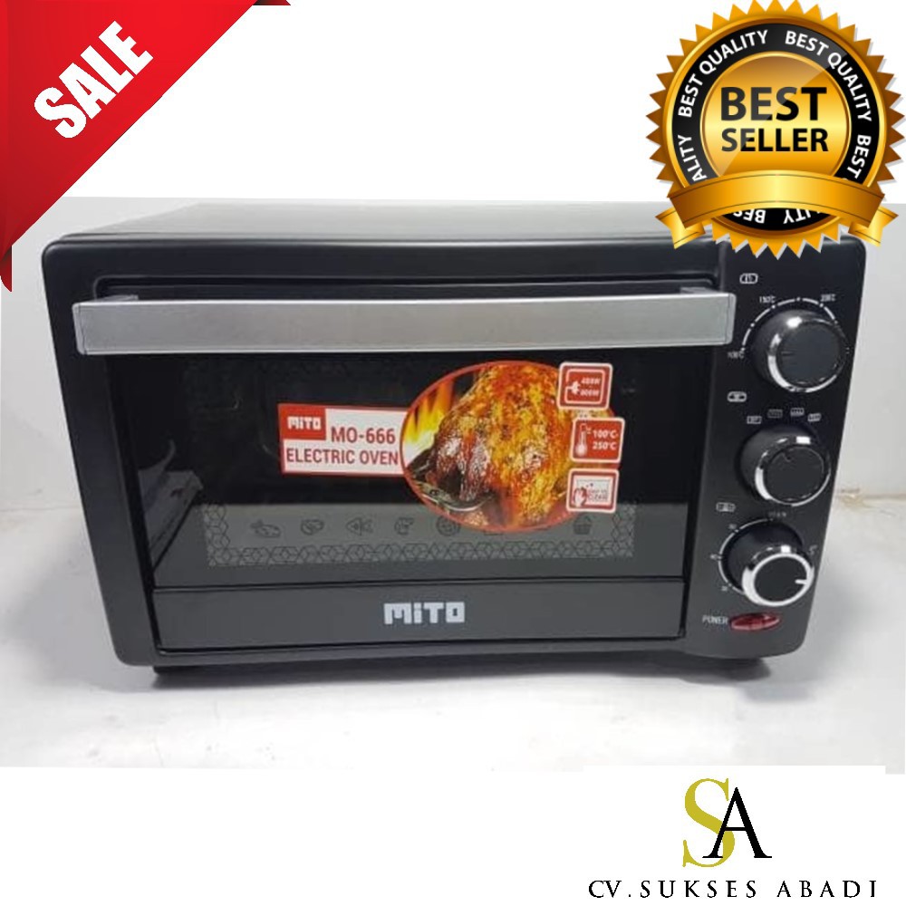 Jual MITO Electric Oven 19 Liter MO-666 Termurah Surabaya MO666 ...