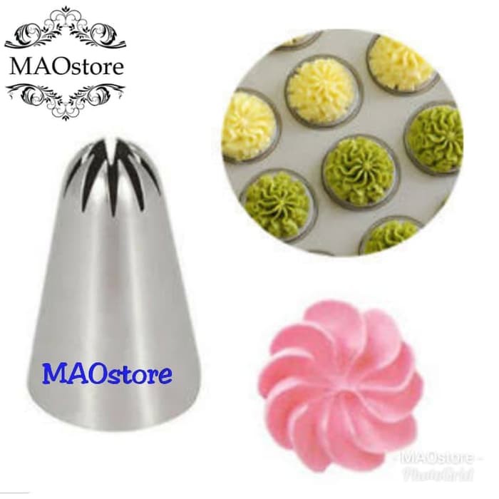 Jual MAOSTORE SPUIT BINTANG SPUIT WILTON PIPING TIP SPUIT MAWAR CLOSE ...