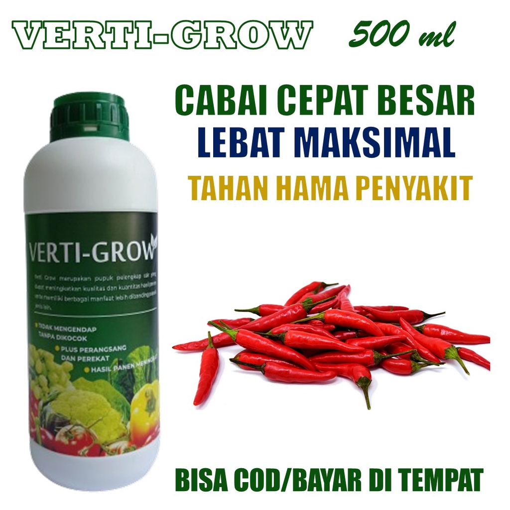 Jual (MURAH) Pupuk NPK Cair Untuk Cabe Terbaik Melebatkan Bunga dan Buah Cabe/Cabai Lebat ...