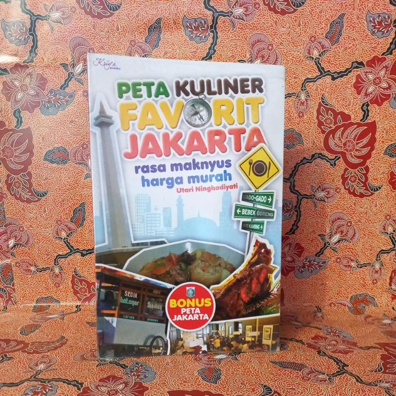 Jual Buku Kuliner - Peta Kuliner Favorit Jakarta (Rasa Maknyus Harga Murah) | Shopee Indonesia