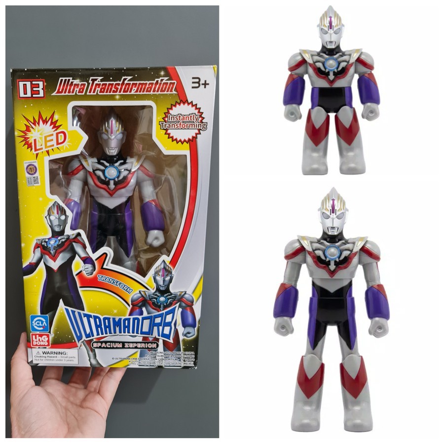 Jual Robot Ultraman Orb Spacium Zeperion Ultra Transformation Figure ...