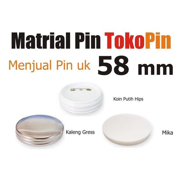 Bahan Baku Pin Peniti ukuran 58 | Shopee Indonesia