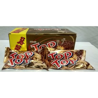 Jual Aneka Snack Delfi Top 16 gram /Wafer Top / Wafer Coklat Indonesia ...