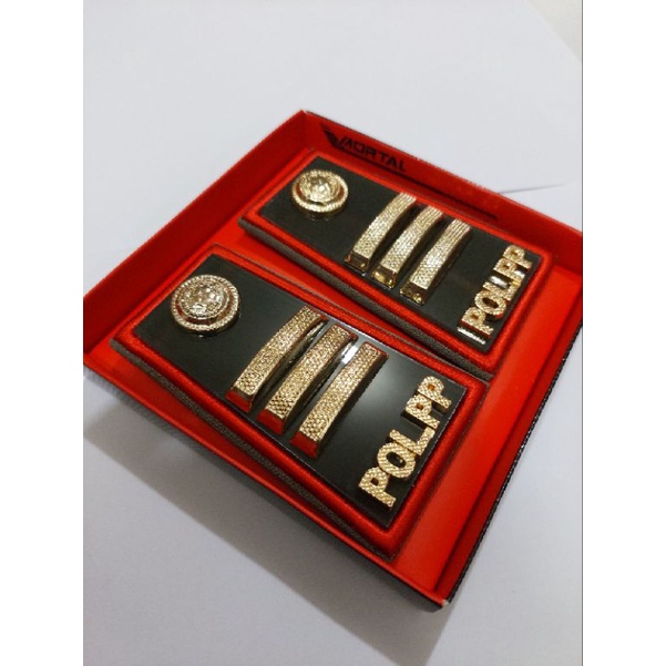 Jual PANGKAT POLPP POL PP SATPOLPP SATPOL PP 3C LIS MERAH - LIS HIJAU ...