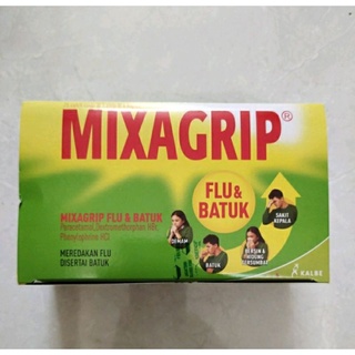 Jual Mixagrip Flu Dan Batuk Strip 4 tab ( Hijau ) | Shopee Indonesia