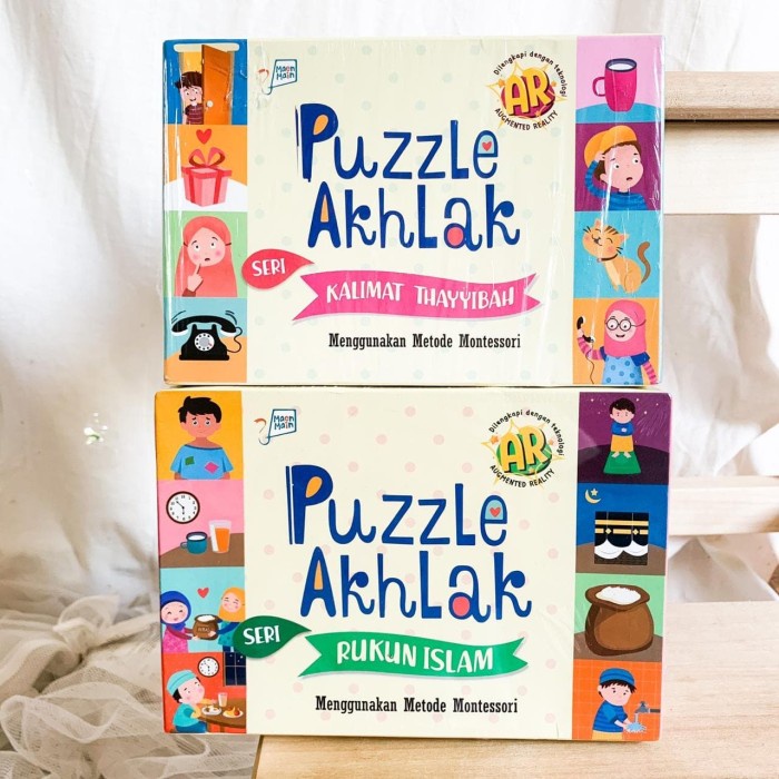 Jual Puzzle Akhlak: Rukun Islam & Kalimat Thayyibah | Shopee Indonesia