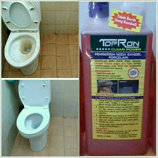 Jual TOPRON [GRATIS BUBBLE] Pembersih Keramik Kamar Mandi/ CLEAN POWER ...