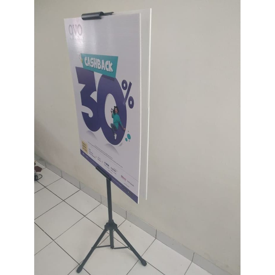 Jual TRIPOD BANNER 2 ARAH/SISI | TRIPOD BANNER PROMOSI | Shopee Indonesia