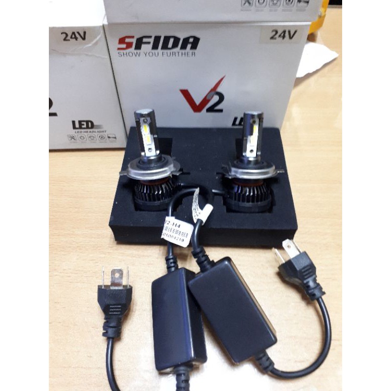 Jual LAMPU LED H4 24VOLT 36WAT 1 WARNA PUTIH 6000k HARGA 1.PASANG(KANAN ...