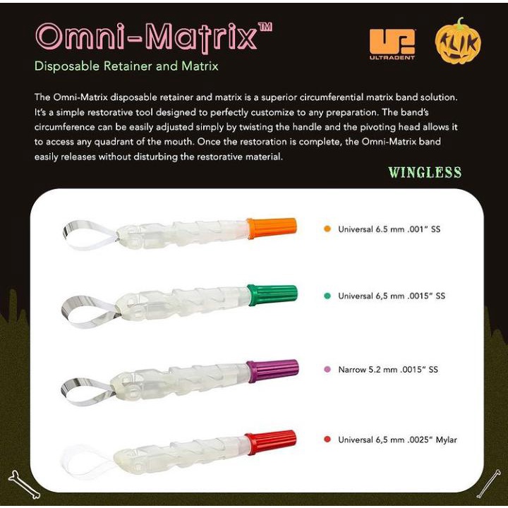 Jual KLIK DENTAL Ultradent Omni Matrix Wingless Indonesia|Shopee Indonesia