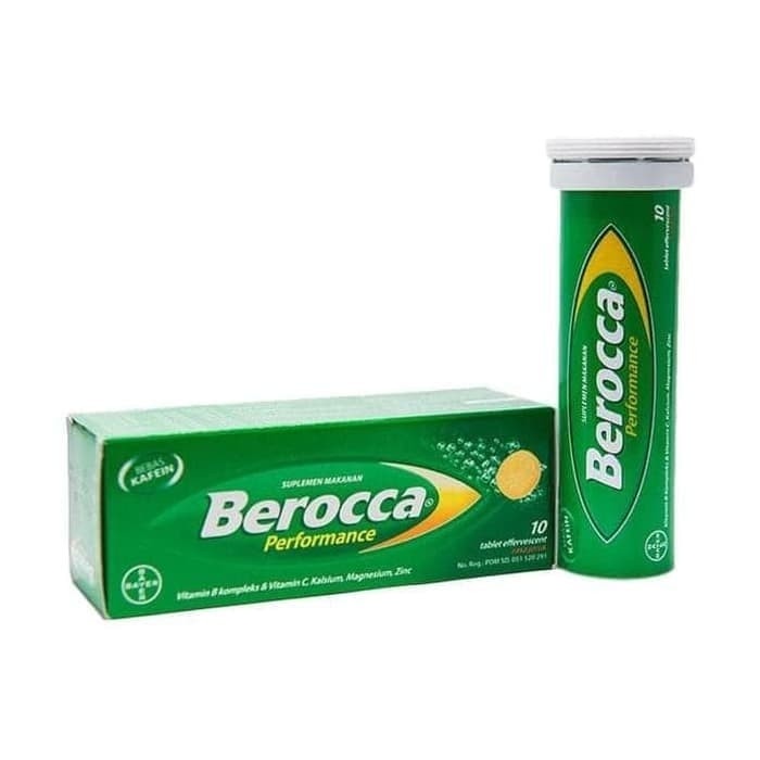 Jual calcium- berocca performance 10 tablet eff multi vitamin kalsium ...