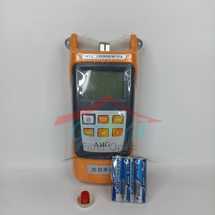 Jual Optical Power Meter OPM AMG/ OPM kuning Alat Pengukur Daya Fiber ...