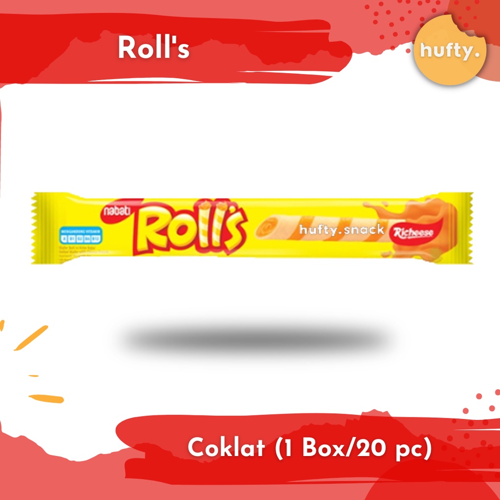 Jual Roll's Richeese 7g [1 Box] HUFTY SNACK | Shopee Indonesia