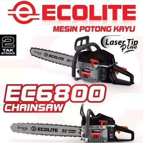 Jual Chainsaw ECOLITE EC6800 22 inci bar baja / Mesin Potong Pohon ...