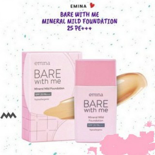 Jual EMINA Mineral Mild Foundation SPF25 PA+++ | Shopee Indonesia