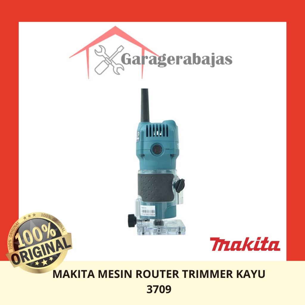 Jual Makita 3709 Mesin Profil Router Trimmer Kayu 6mm | Shopee Indonesia