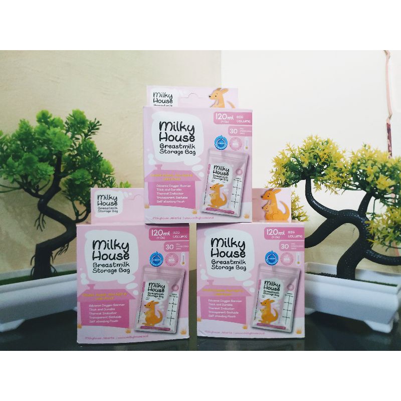 Jual Kantong Asi Milky House Breastmilk Storage Bag Satuan | Shopee Indonesia