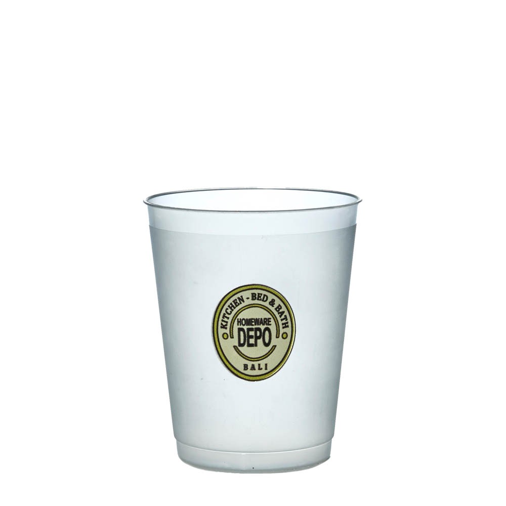 Jual Custom Logo Gelas Plastik 400ml | Shopee Indonesia
