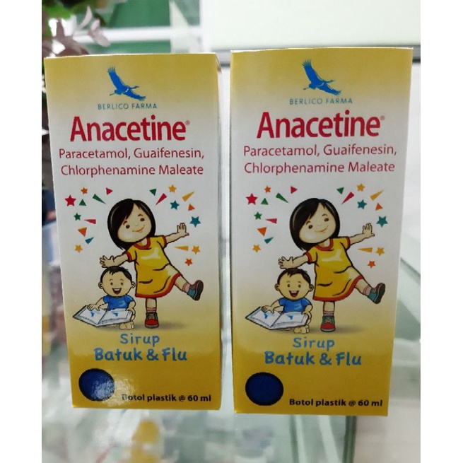 Jual ANACETINE SYRUP 60ML | ANACETIN SYRUP ANAK BATUK PILEK | Shopee ...