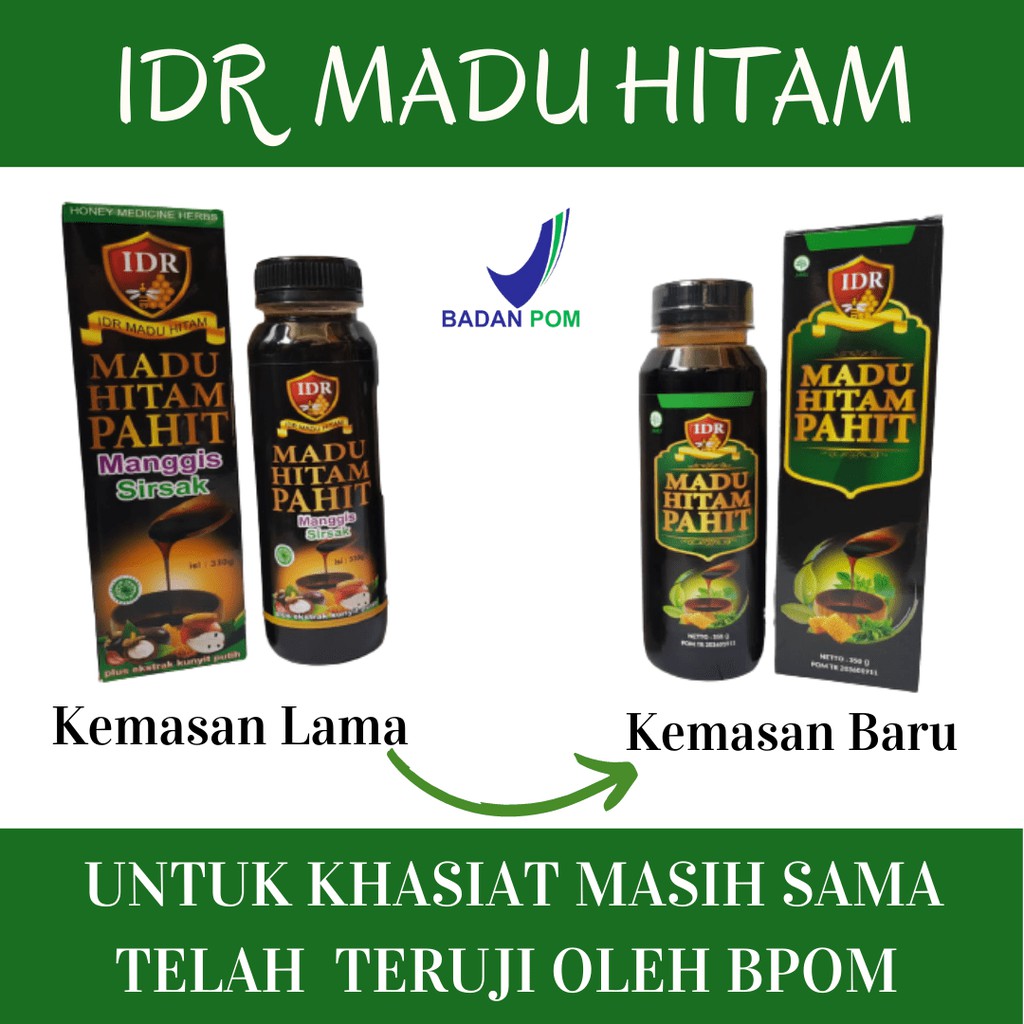 Jual IDR Madu Hitam Obat Disentri Basiler 350 gram | Shopee Indonesia