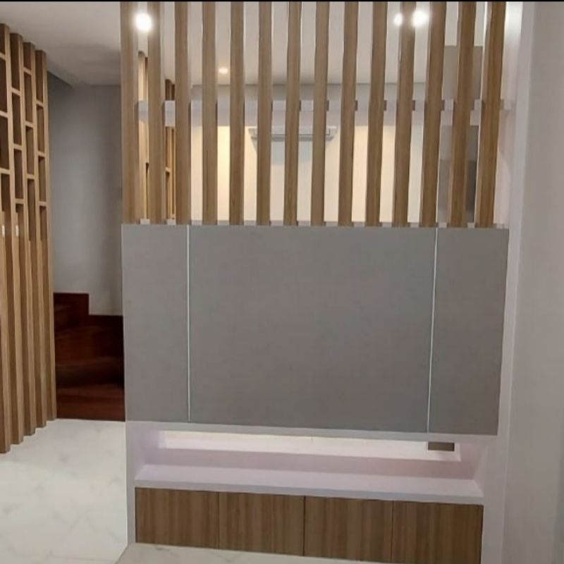 Jual Backdrop TV dan Partisi penyekat ruangan finishing HPL P150 x ...