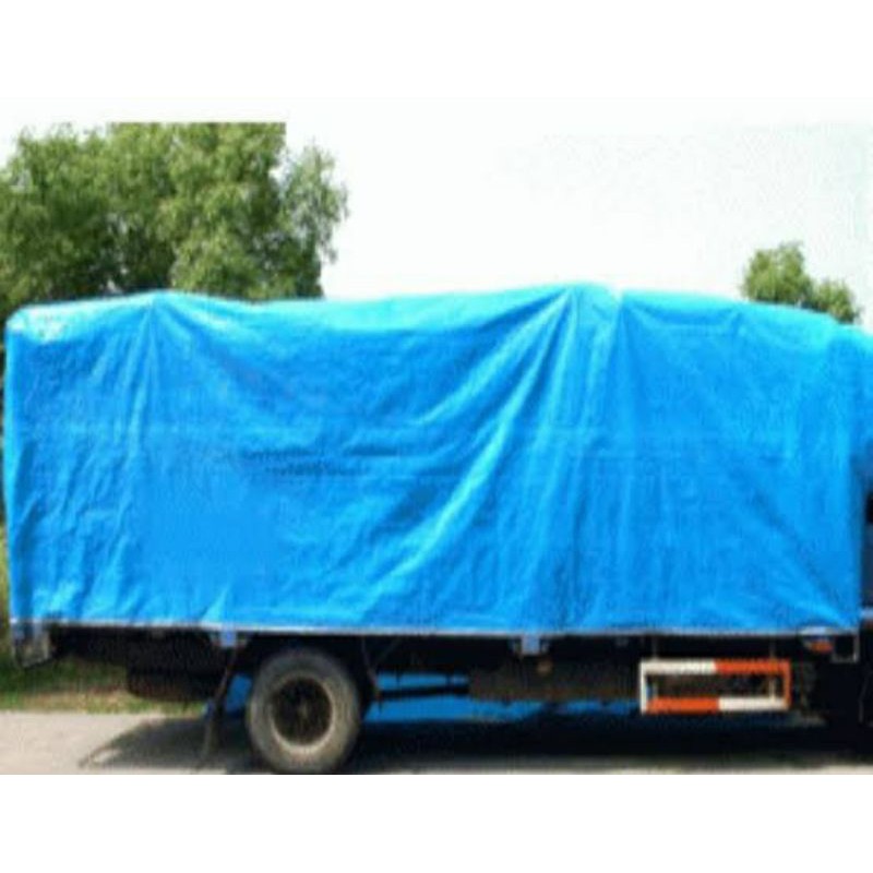 Jual Terpal jadi A8 biru silver /terpal plastik / terpal tenda / terpal ...