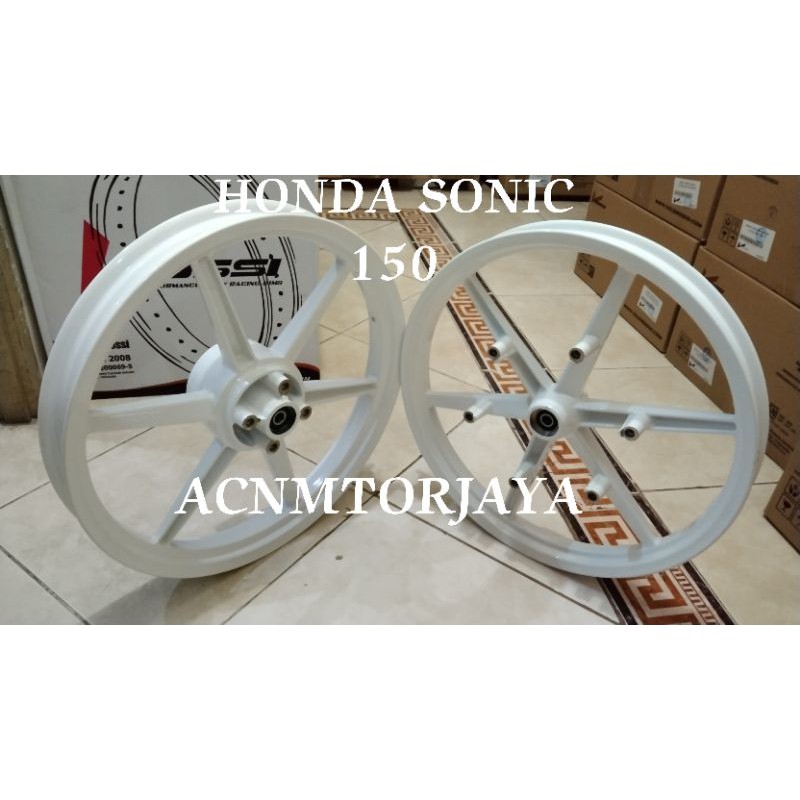 Jual VELG PELAK RACING ROSSI HONDA SONIC 150 PALANG 6 MODEL RCB / VELG ...