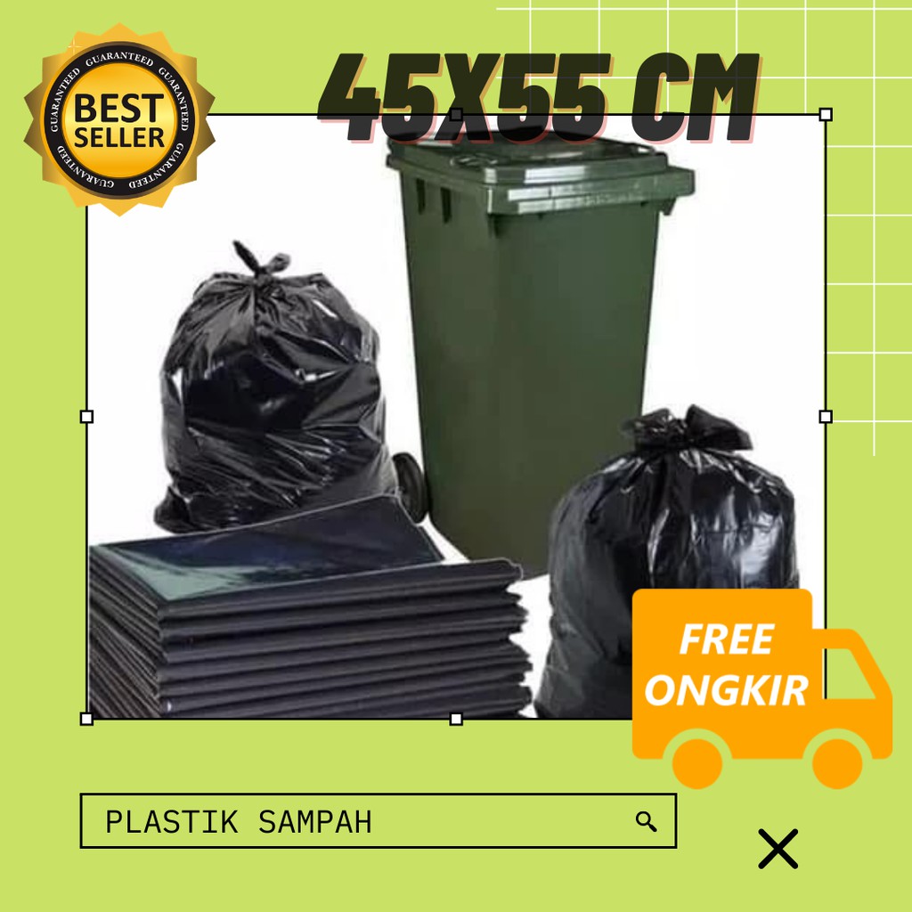 Jual Plastik sampah Trashbag 45x55 Kantong sampah 45 x 55 ukuran kecil ...