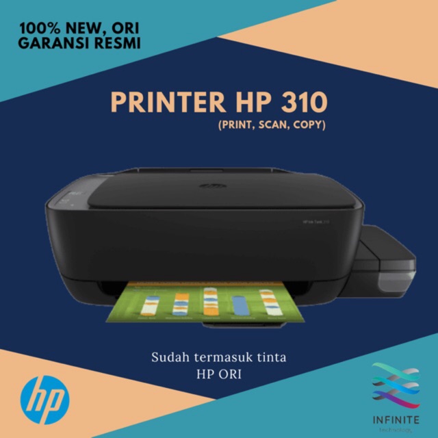 Jual Printer HP Ink Tank HP 310 PRINT SCAN COPY - Termasuk Tinta HP ORI ...