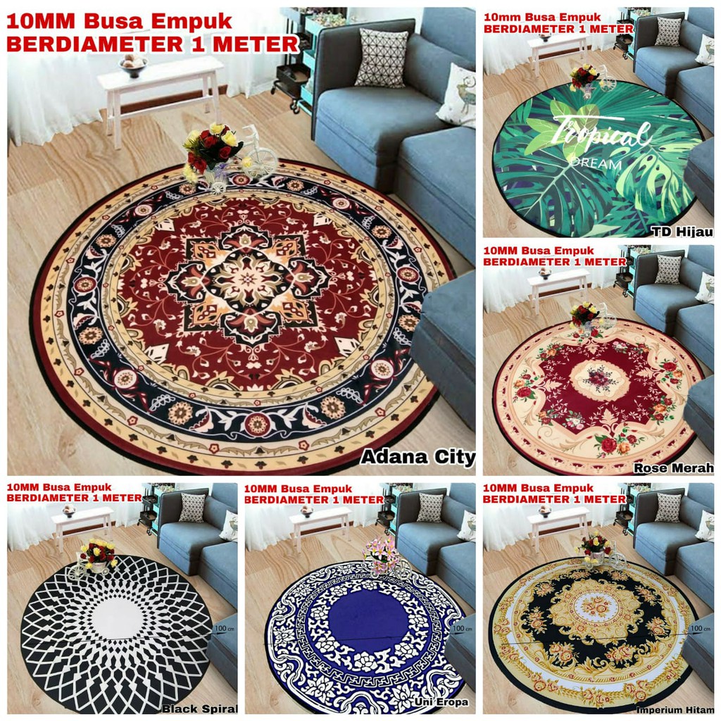 Jual Karpet Bulat Modern Blackpink Karpet alas lantai Karpet alas ...