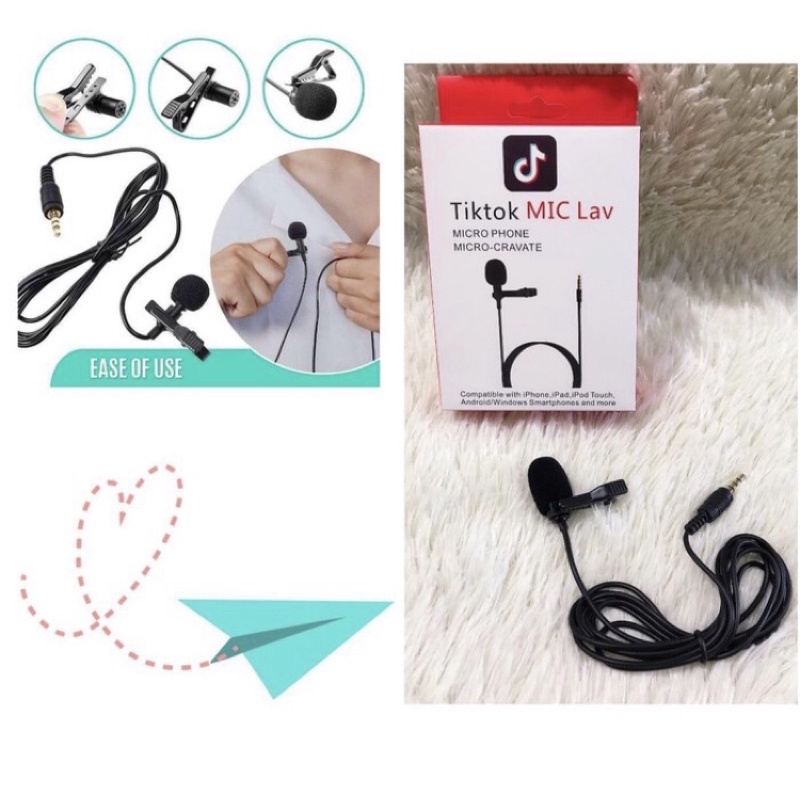 Jual Mic Clip On Youtuber Microphone Tik Tok | Shopee Indonesia